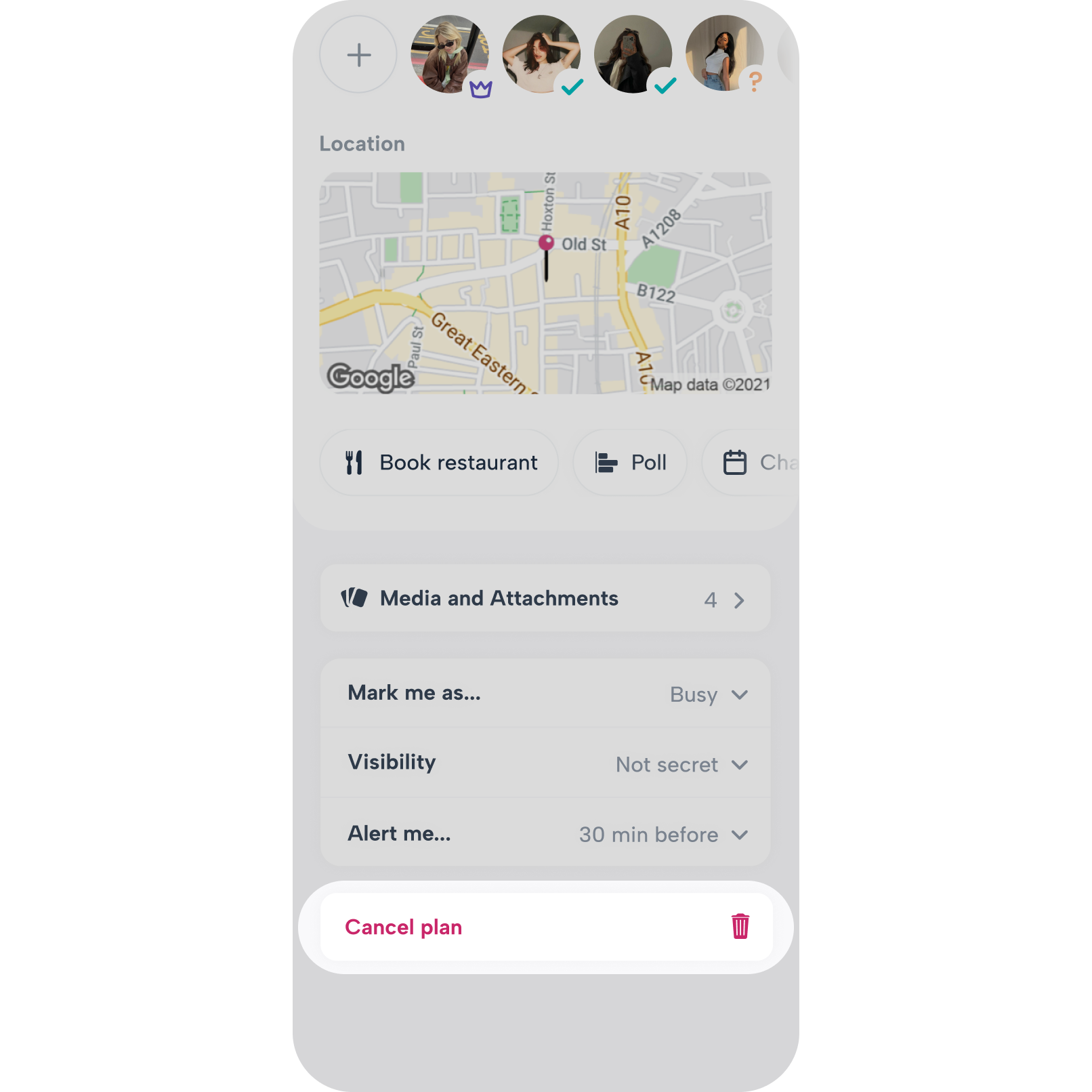 Get help - Howbout | Social calendar app