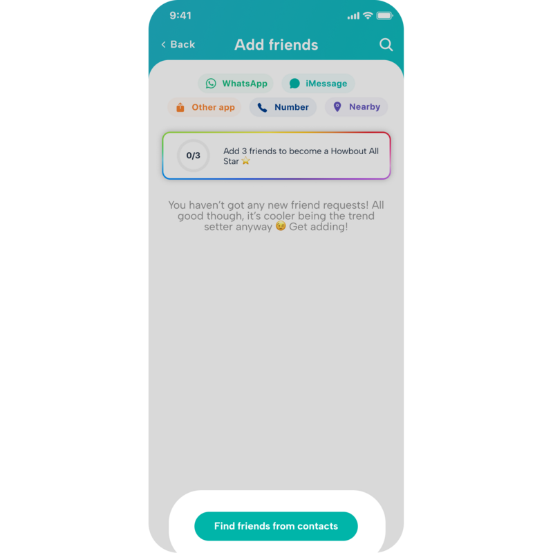 Get help - Howbout | Social calendar app