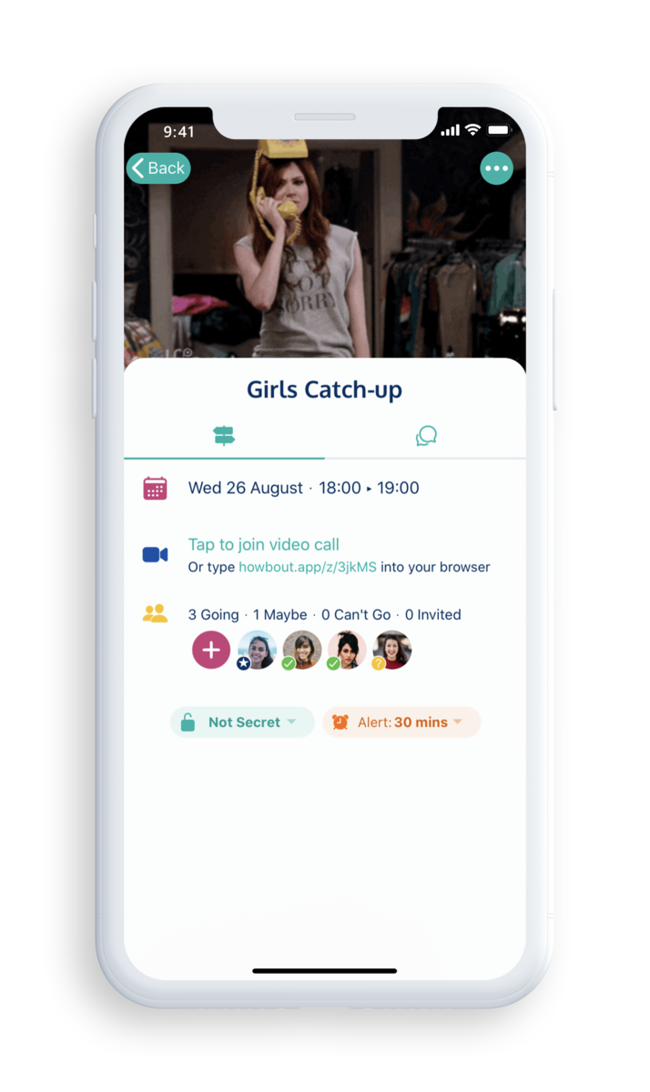 Howbout | The easiest way to get friends together
