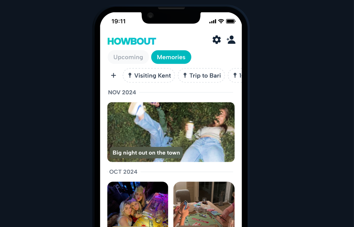 Memories, Bucket List and more: what’s new on Howbout - Blog - Howbout ...